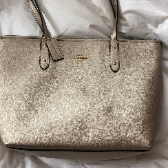 Bags | Coach Rose Gold Weekender | Poshmark